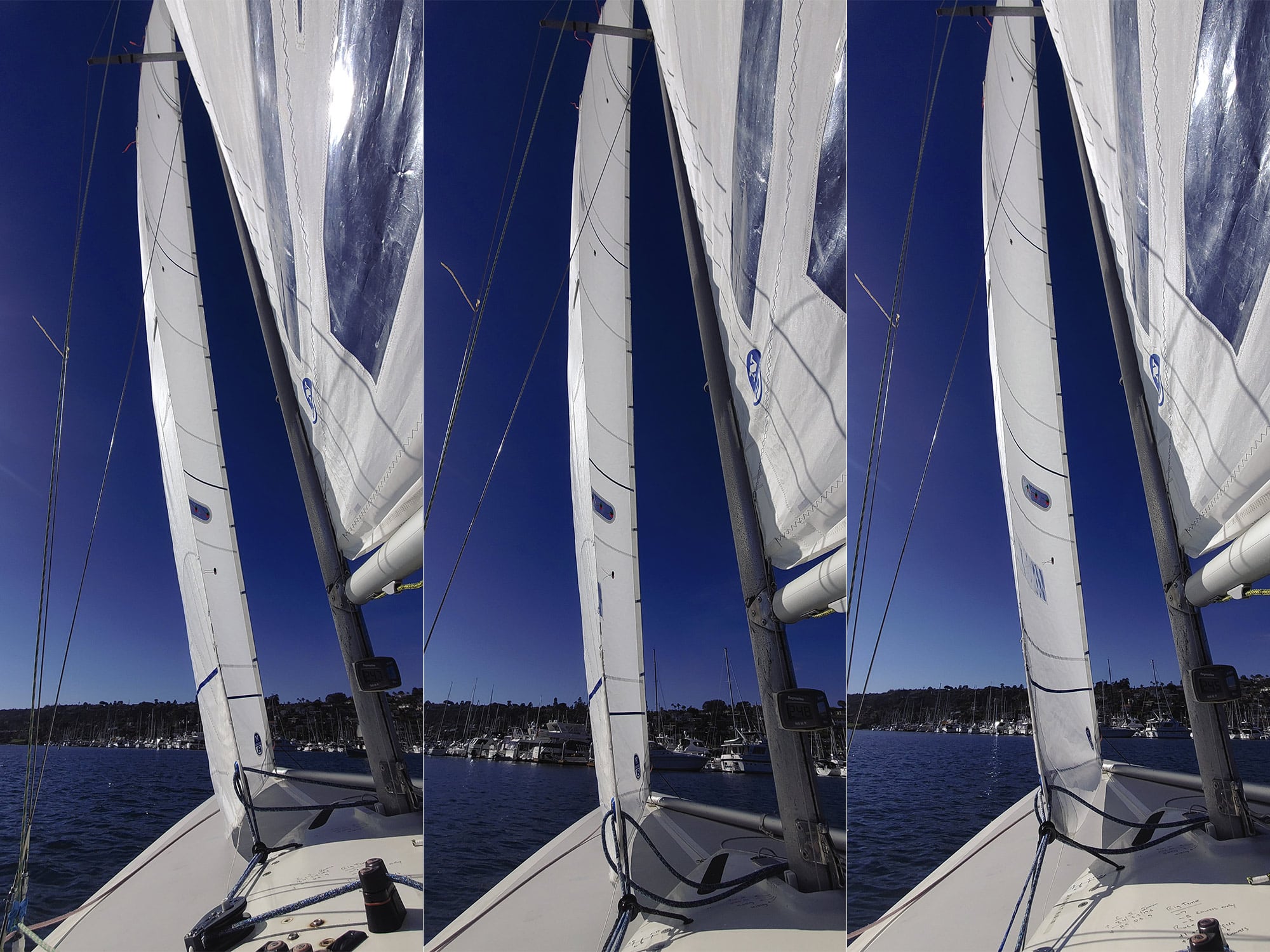 Dynamics of Headsail Trim