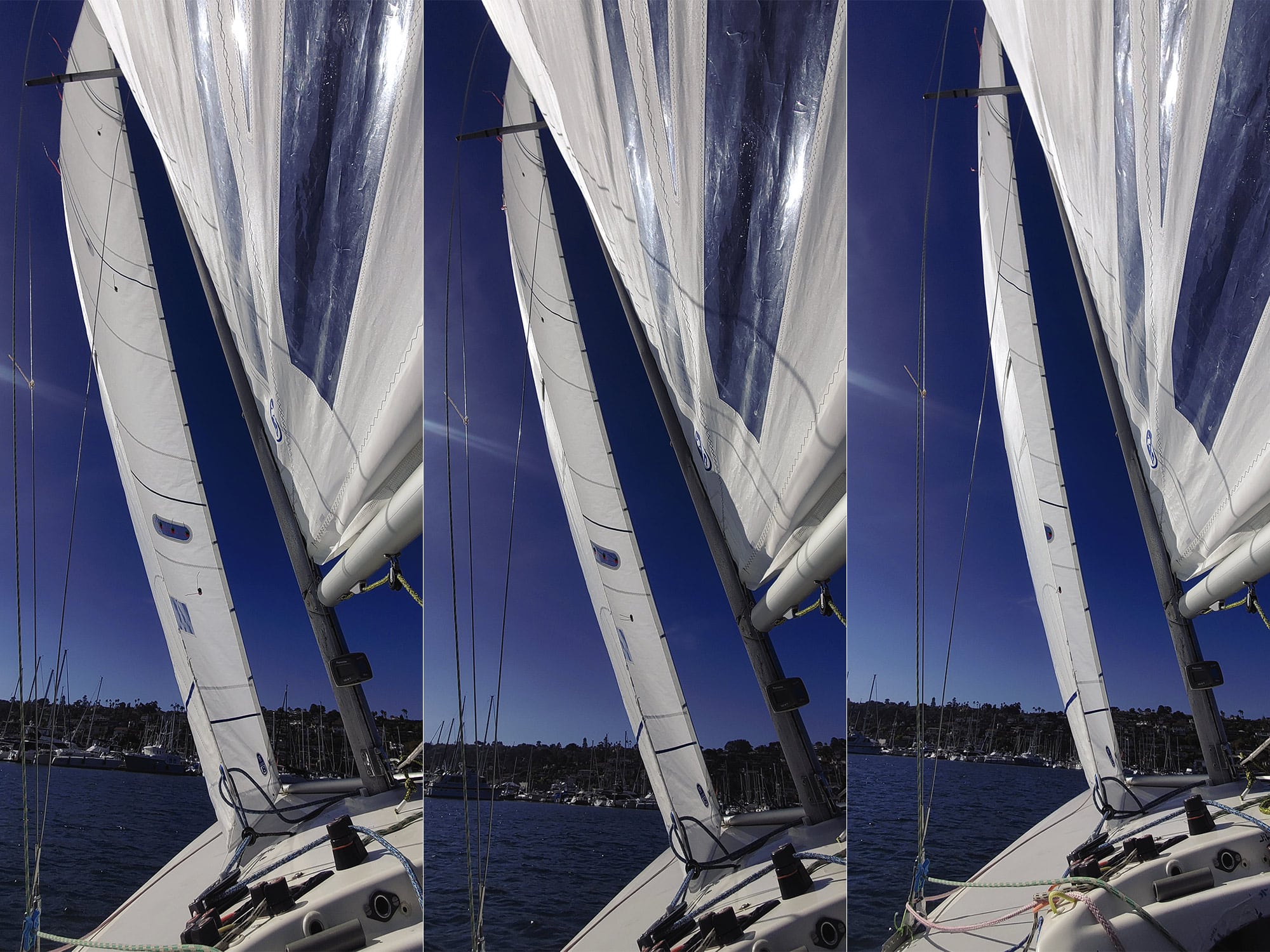 Dynamics of Headsail Trim