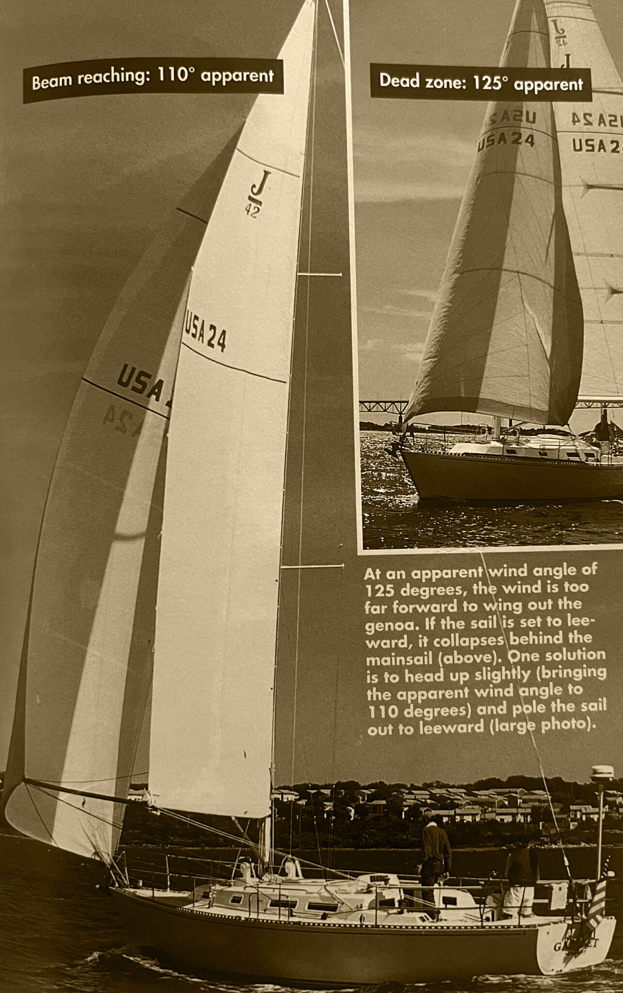 A New Angle on Speed: Poling the Headsail